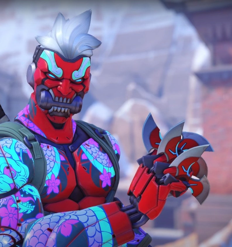 3D Model Overwatch 2 Genji Cyber Demon Shuriken Cosplay - Etsy