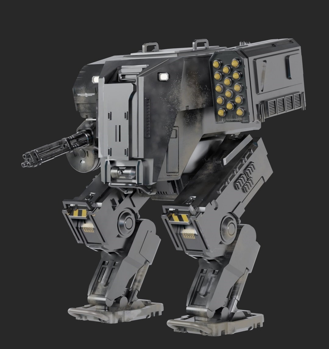 Files for 3D Printing - Helldivers 2 - EXO-45 Patriot Exosuit Mech - 3D ...
