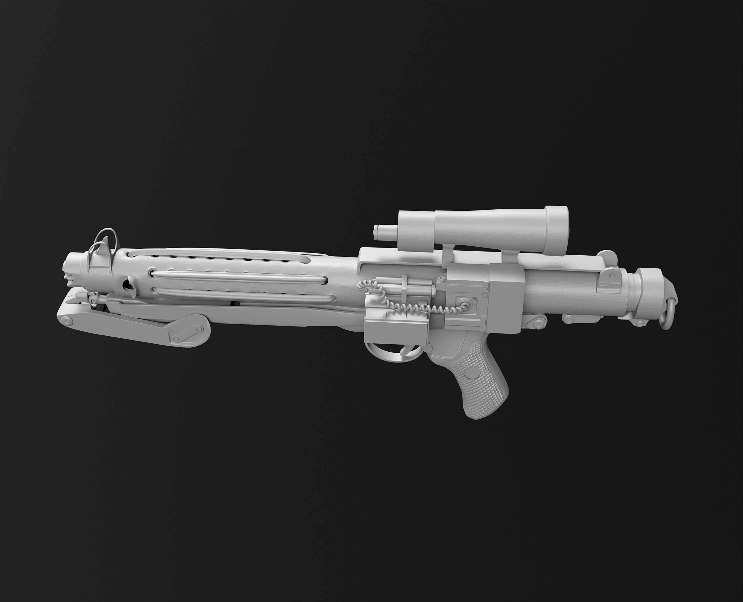 Archivos para impresión 3D Star Wars E-11 Blaster rifle - Etsy España