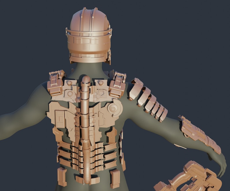 3D Models Full Set of Cosplay Armor and Plasma Cutter Dead - Etsy