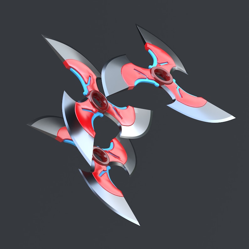 3D Model Overwatch 2 Genji Cyber Demon Shuriken Cosplay - Etsy