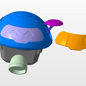 Files for 3D Printing - Mei's Robot Snowball From Overwatch 2 - Cosplay ...