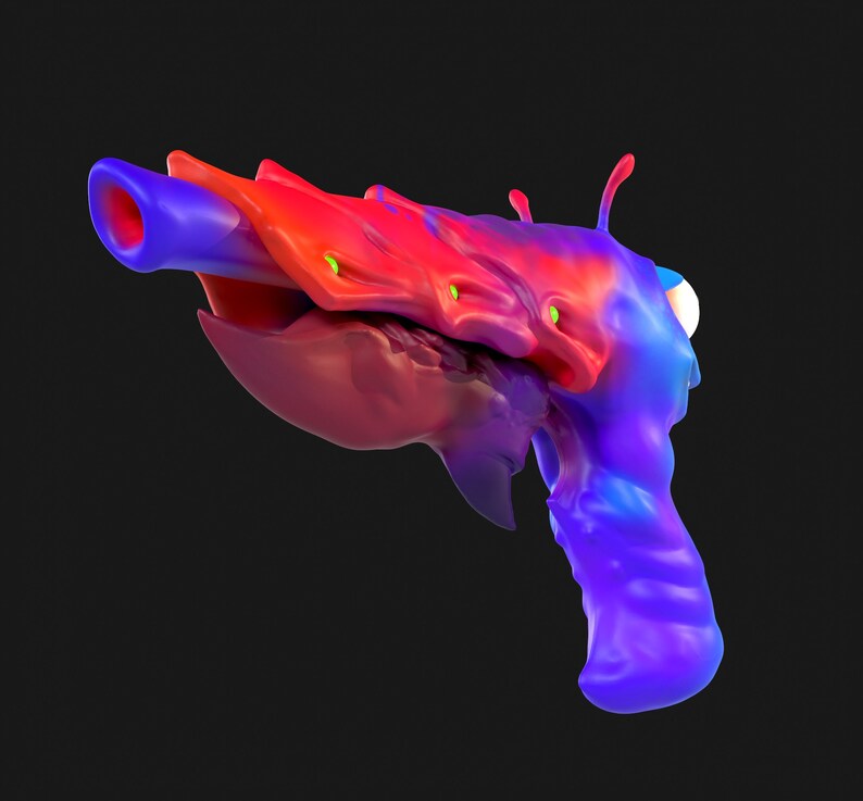 3D Model High on Life Kenny Gun Game Rick and Morty - Etsy