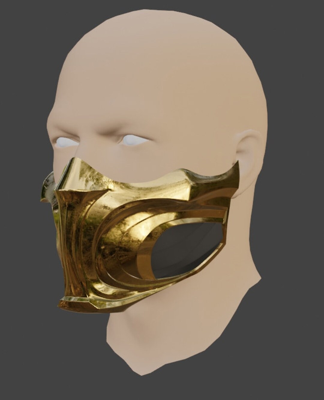 Files for 3D Printing - Mortal Kombat 1 - Scorpion Mask Cosplay Mask ...