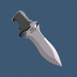 Files for 3D Printing - Resident Evil 4 Fighting Knife - Krauser's ...