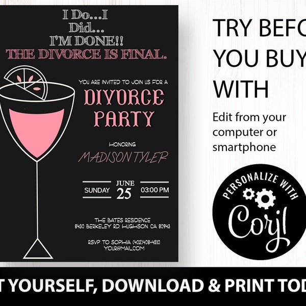 Divorce Party - Etsy