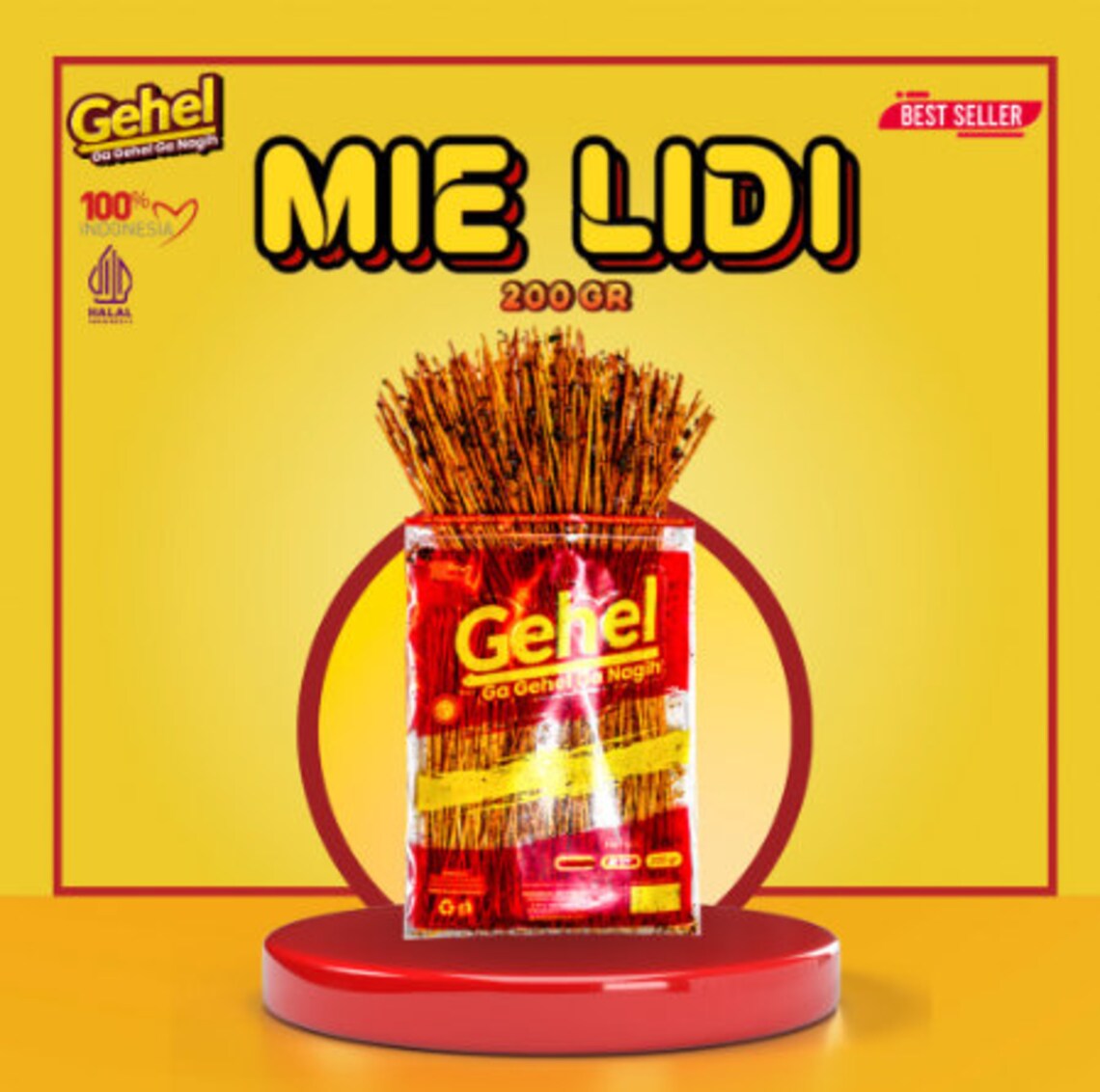 Indonesian Snack Mie Lidi (fried Noodle Stick) - Halal - Etsy
