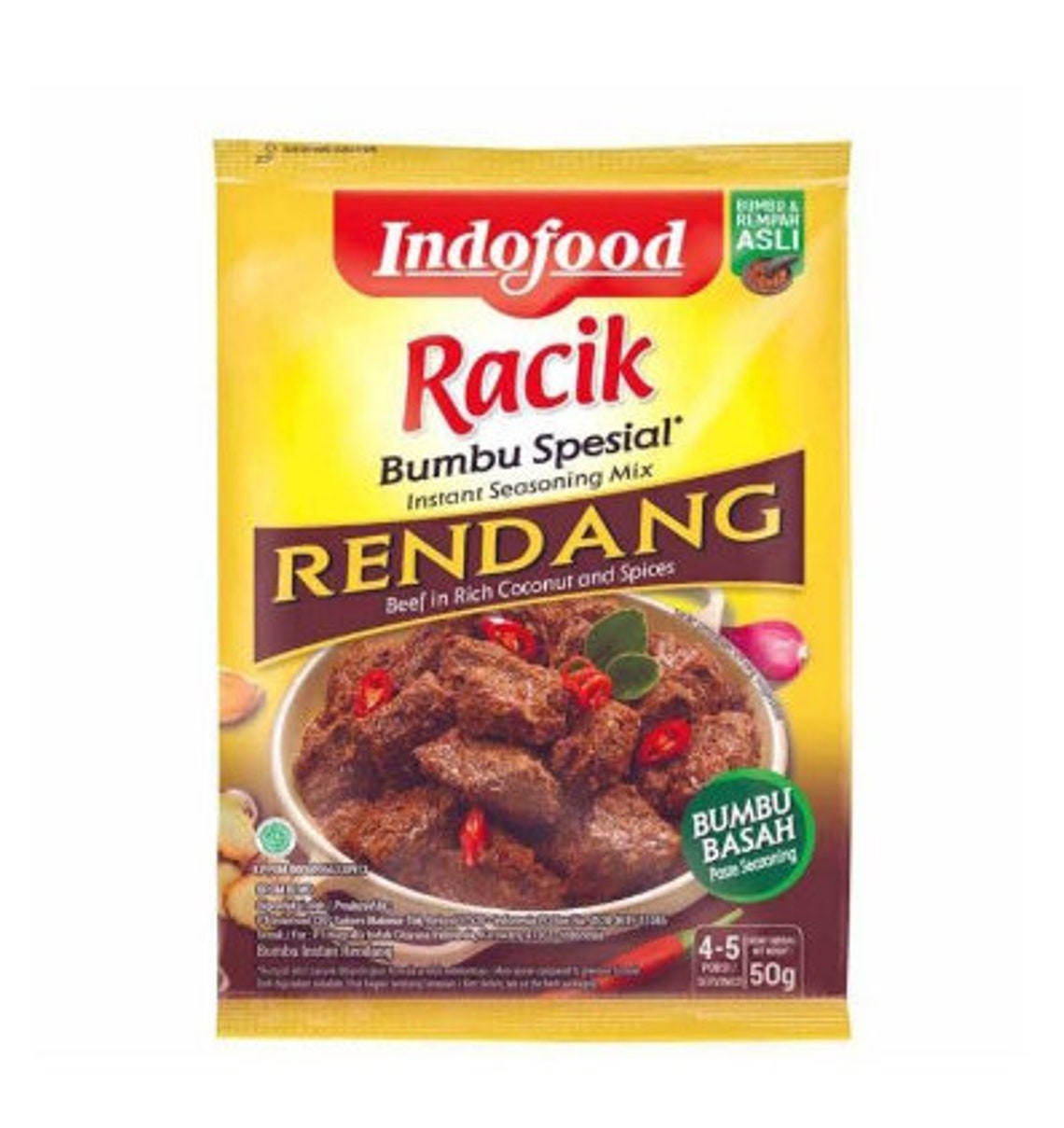 Indonesian Rendang Instant Spices or Instant Seasoning Mix - Etsy