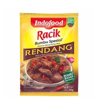 Indonesian Rendang Instant Spices or Instant Seasoning Mix - Etsy
