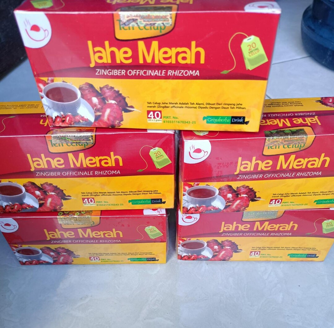 Red Ginger Tea Pure Herbal - Etsy