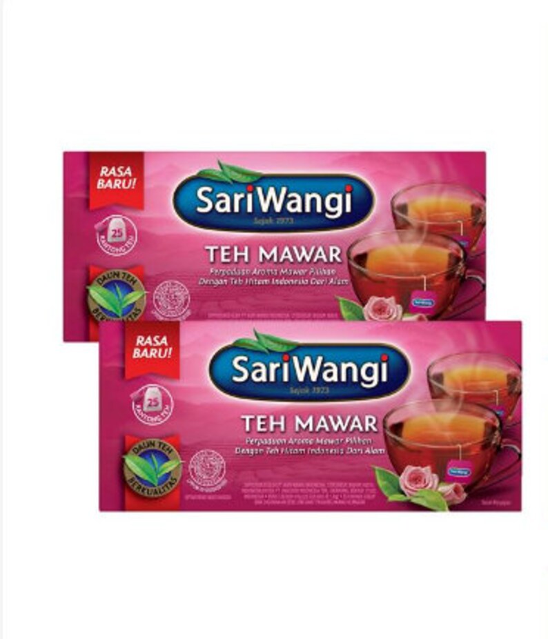 Indonesian Rose Scented Tea - Sariwangi Teh Mawar Celup - Etsy