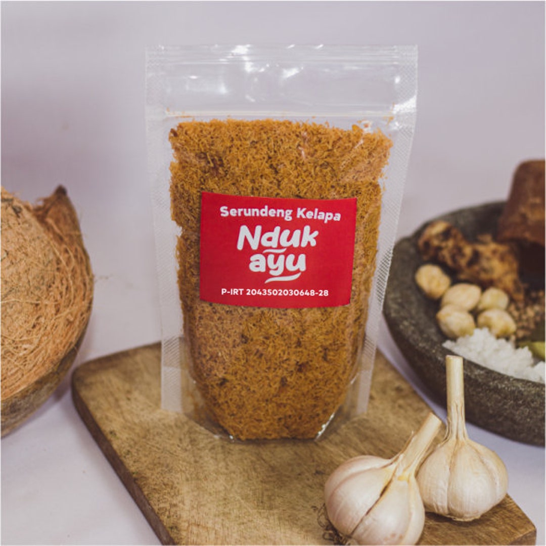 Indonesian Coconut Serundeng (relish of Grated Coconut and Spices ...