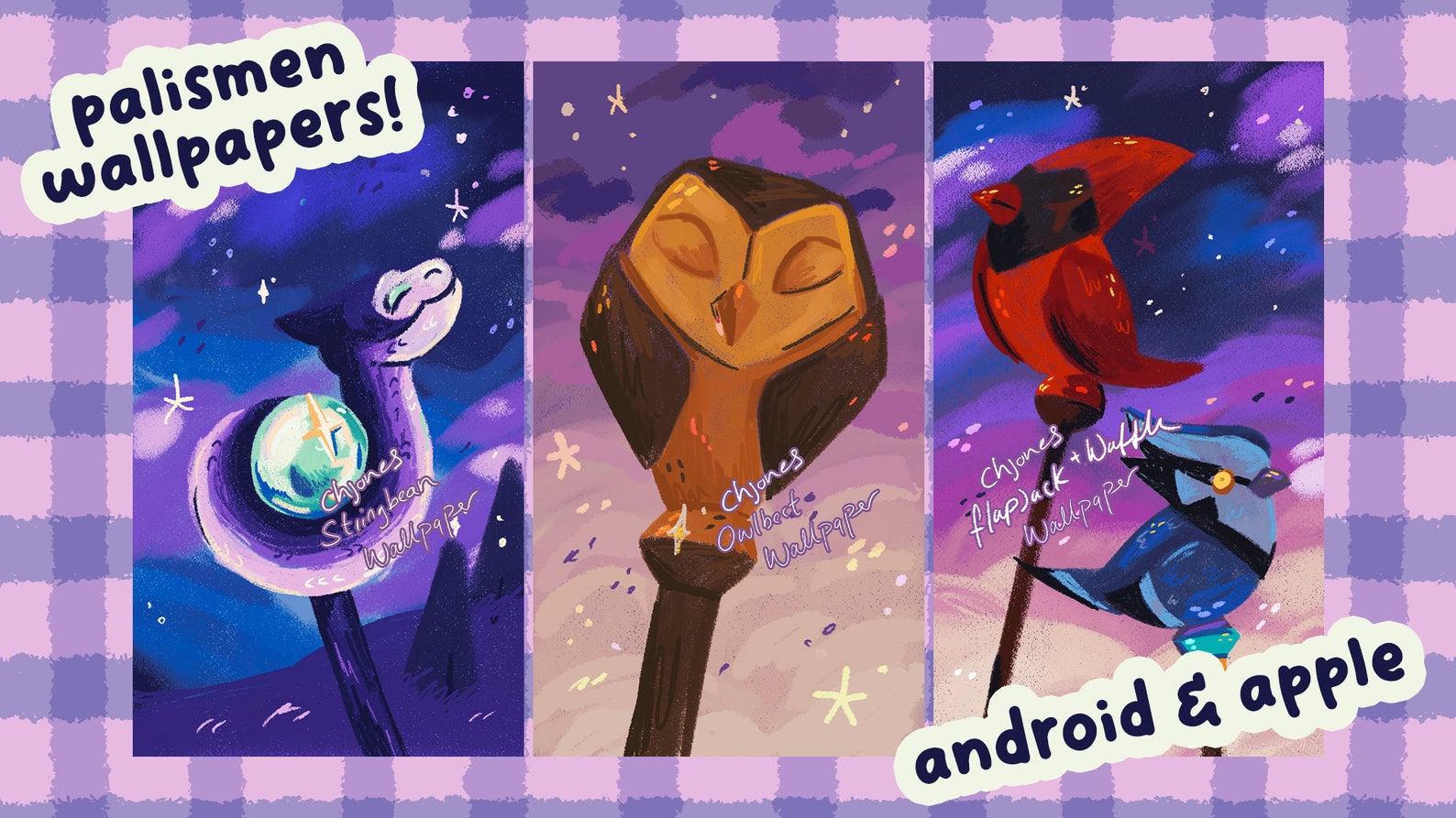 Owl House Palismen Background & Wallpaper Set Mobile Phone High Res ...