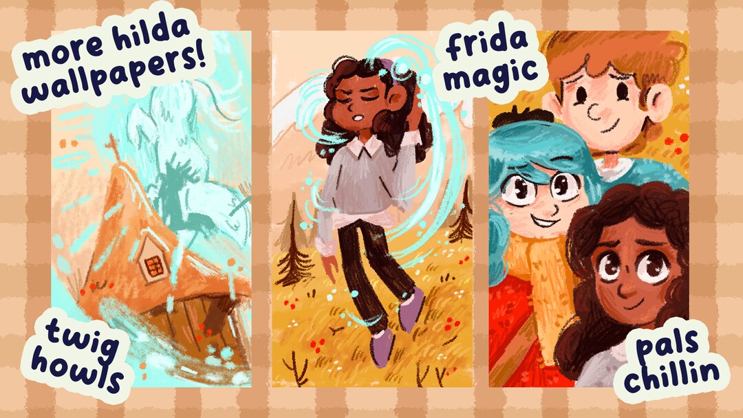 Hilda Season 3 Friend Phone Background & Wallpaper Set | Mobile Phone ...