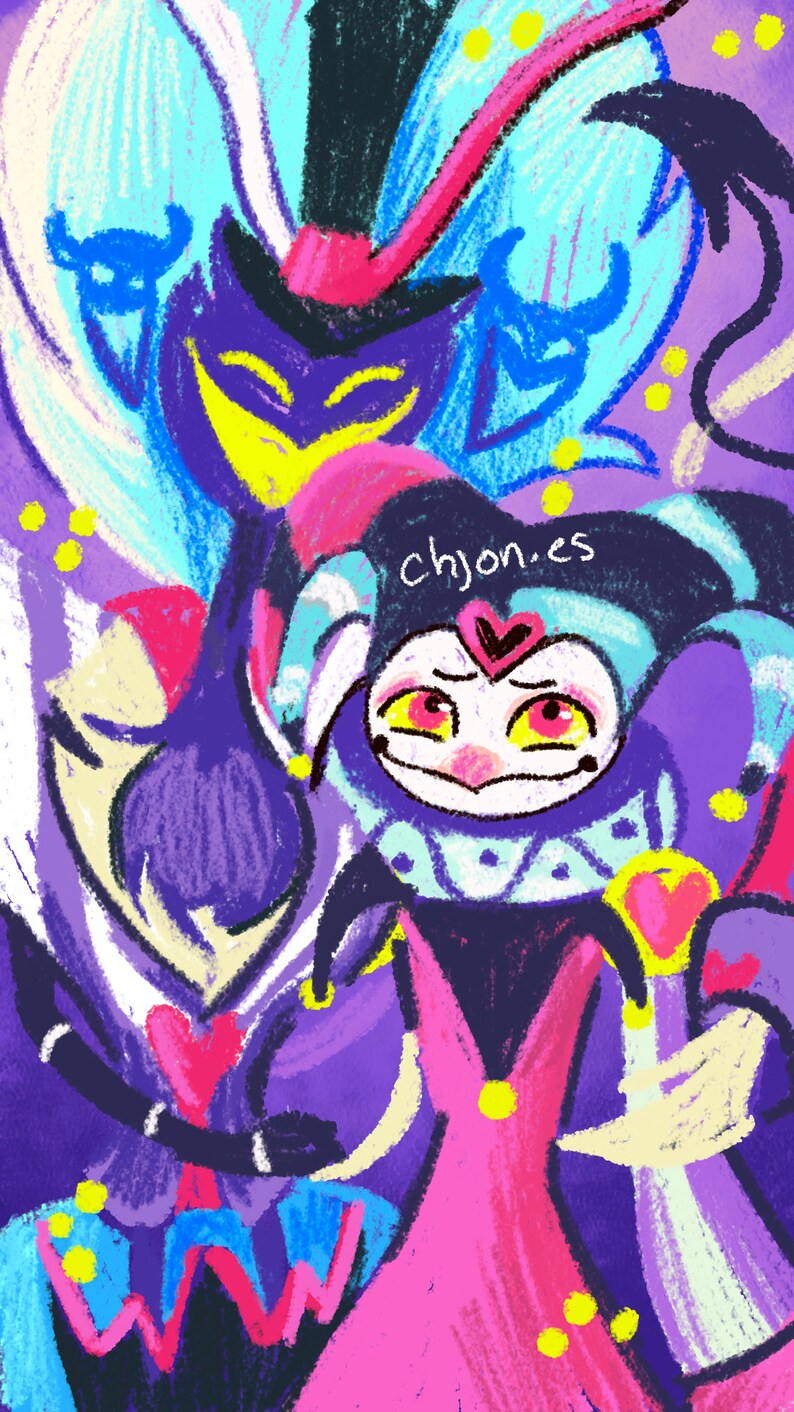 Helluva Boss Matching Background & Wallpaper Set Mobile Phone High Res ...