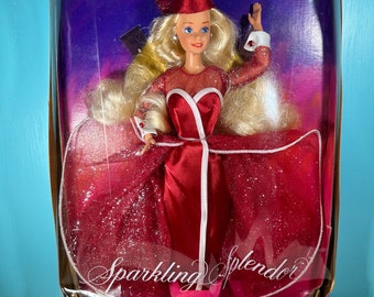 Sparkling Splendor Barbie 1993 Limited Edition Vintage New in Box - Etsy