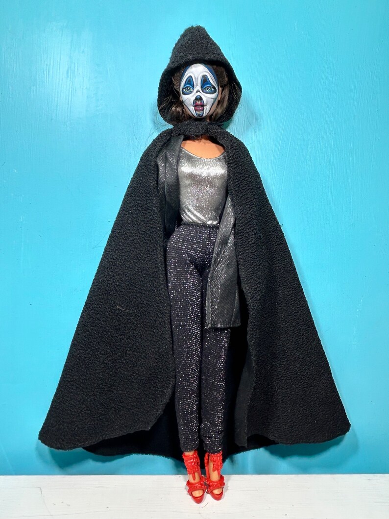 OOAK Custom Scream Ghost Face Barbie Horror Doll - Etsy