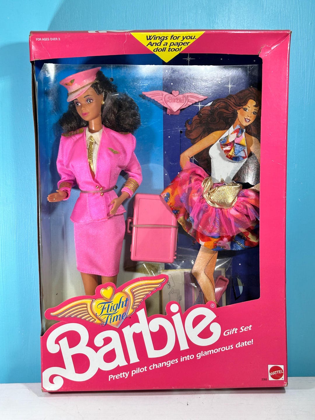Vintage Flight Time Barbie NRFB Steffie Face (RARE) Hispanic - Etsy