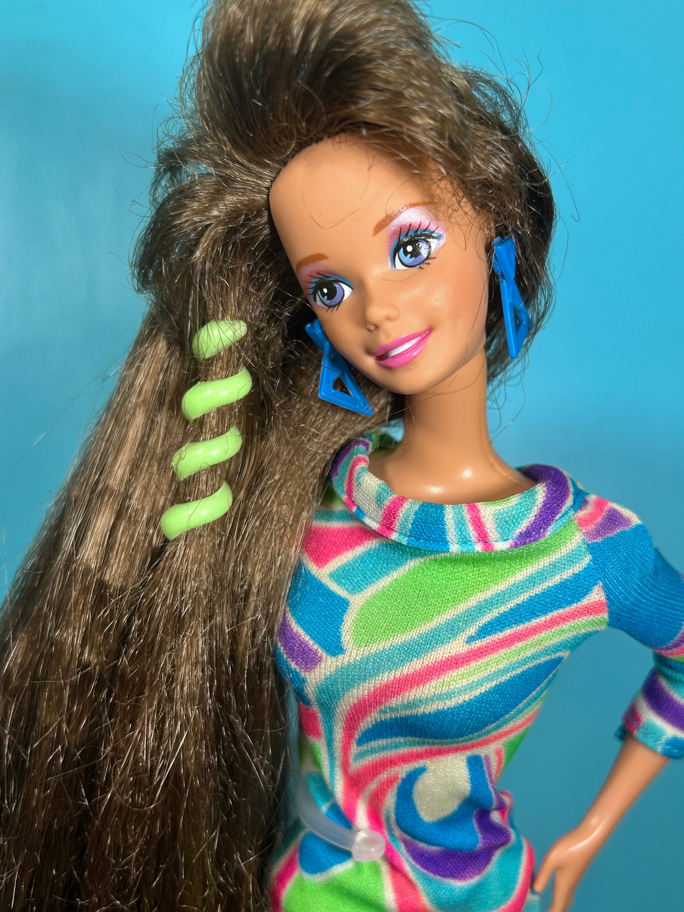 Vintage Brunette Totally Hair Barbie 1991 - Etsy
