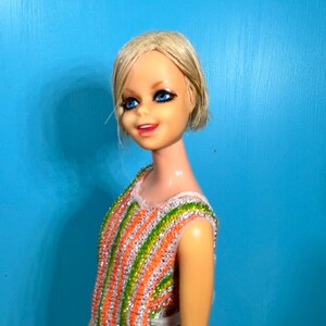 Vintage Twiggy Barbie With Twiggy Turnout Swimsuit and Dress - Etsy