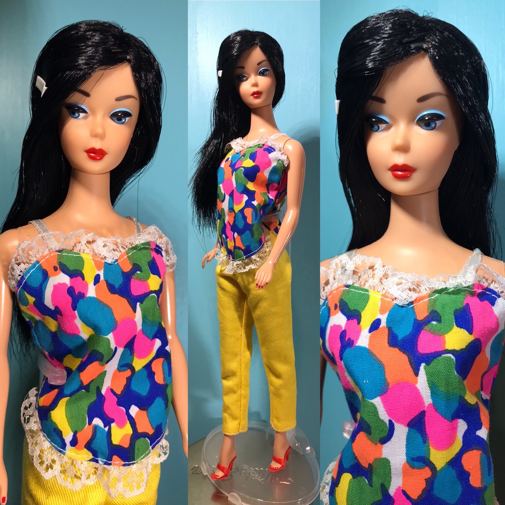 Vintage Repro Barbie Reroot Color Magic Silken Flame - Etsy
