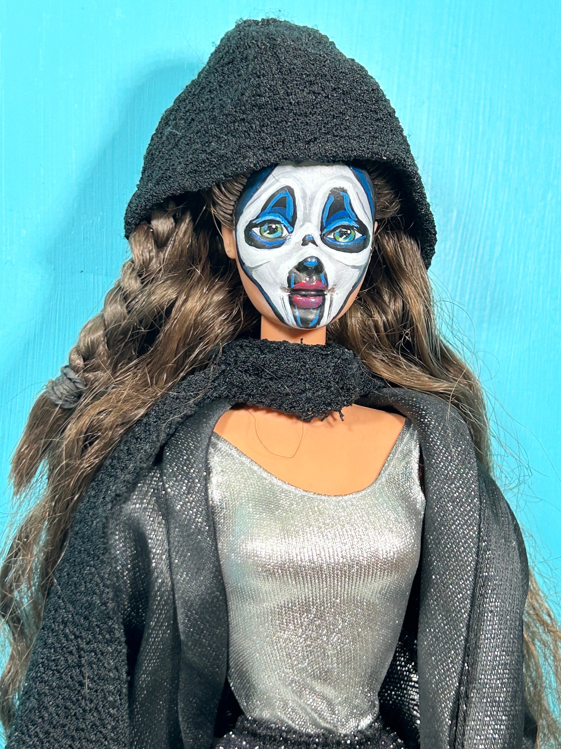 OOAK Custom Scream Ghost Face Barbie Horror Doll - Etsy
