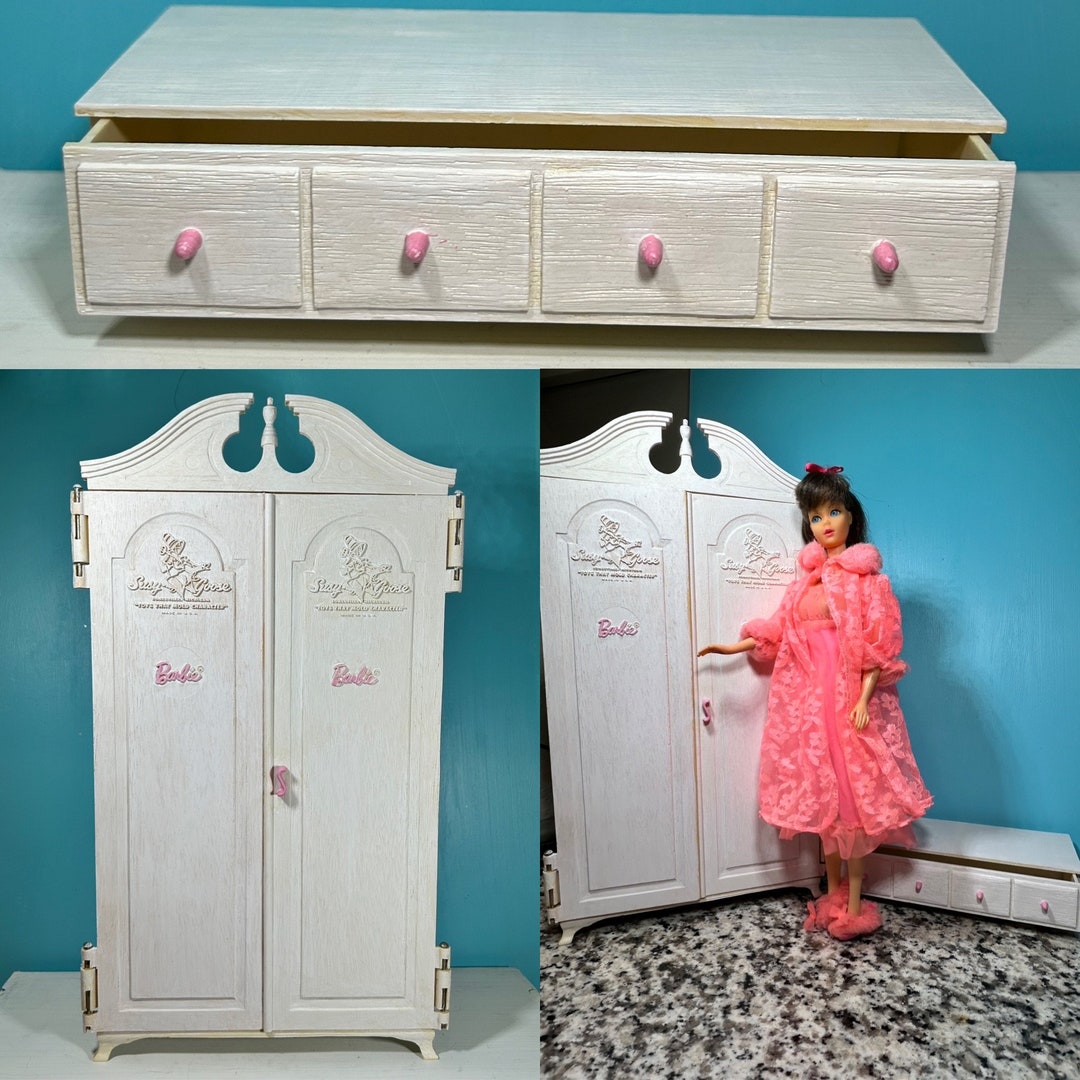 Vintage Susy Goose Wardrobe and Dresser 1963 Mattel Barbie (repaint) - Etsy
