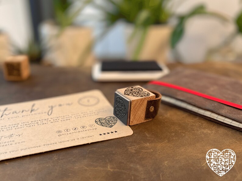 Custom Heart Shaped QR Code Digital Download Only Free - Etsy