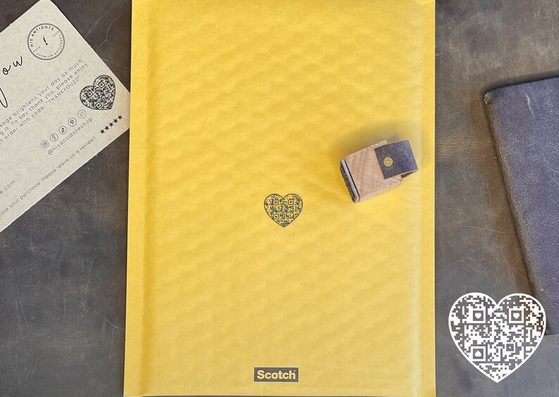 Custom Heart Shaped QR Code Digital Download Only Free - Etsy