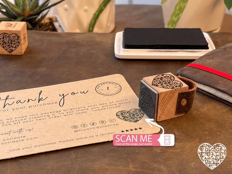 Custom Heart Shaped QR Code Digital Download Only Free - Etsy