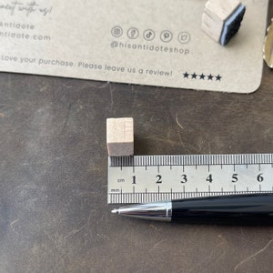 Tiny Mini Custom QR Code Rubber Stamp Only 10mm/1cm Wood - Etsy