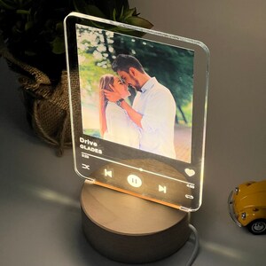 Custom LED Music Plaque, Custom Photo Lamp,music and Song Album Cover ...