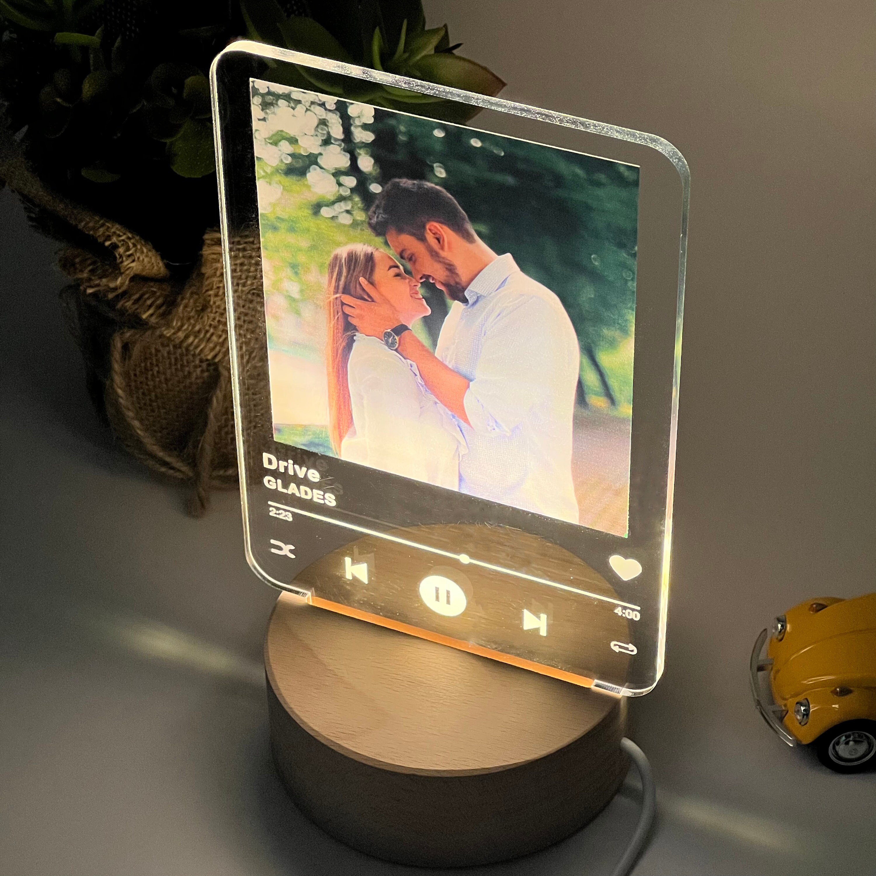 Custom LED Music Plaque Custom Photo Lampmusic and Song - Etsy