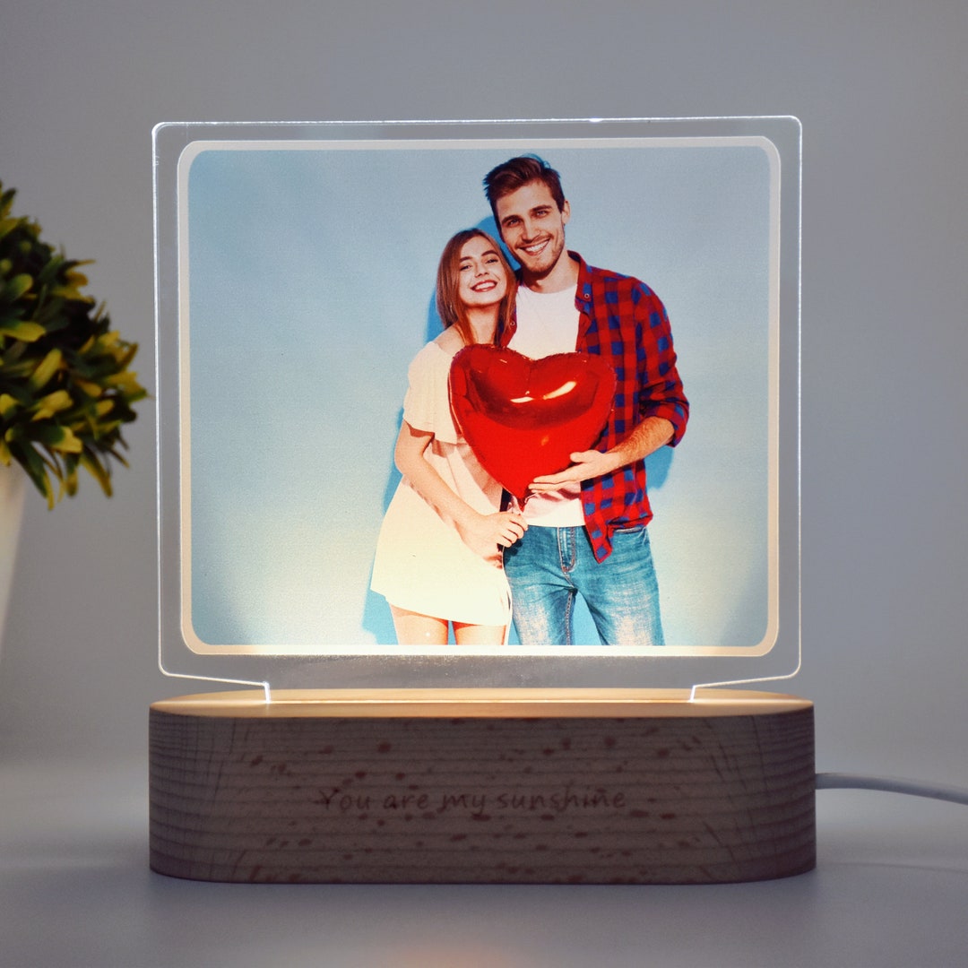 Personalized Photo Lamp,personalized Picture Lamp,photo Engraving ...