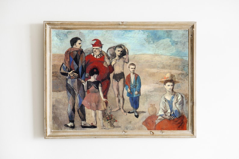 Family of Saltimbanques by Pablo Picasso | Picasso Rose Period Painting ...