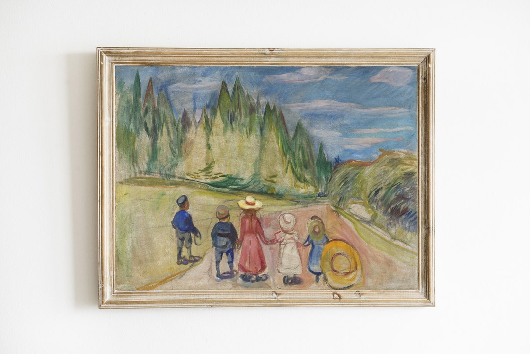 The Fairytale Forest by Edvard Munch | Edvard Munch Painting for ...