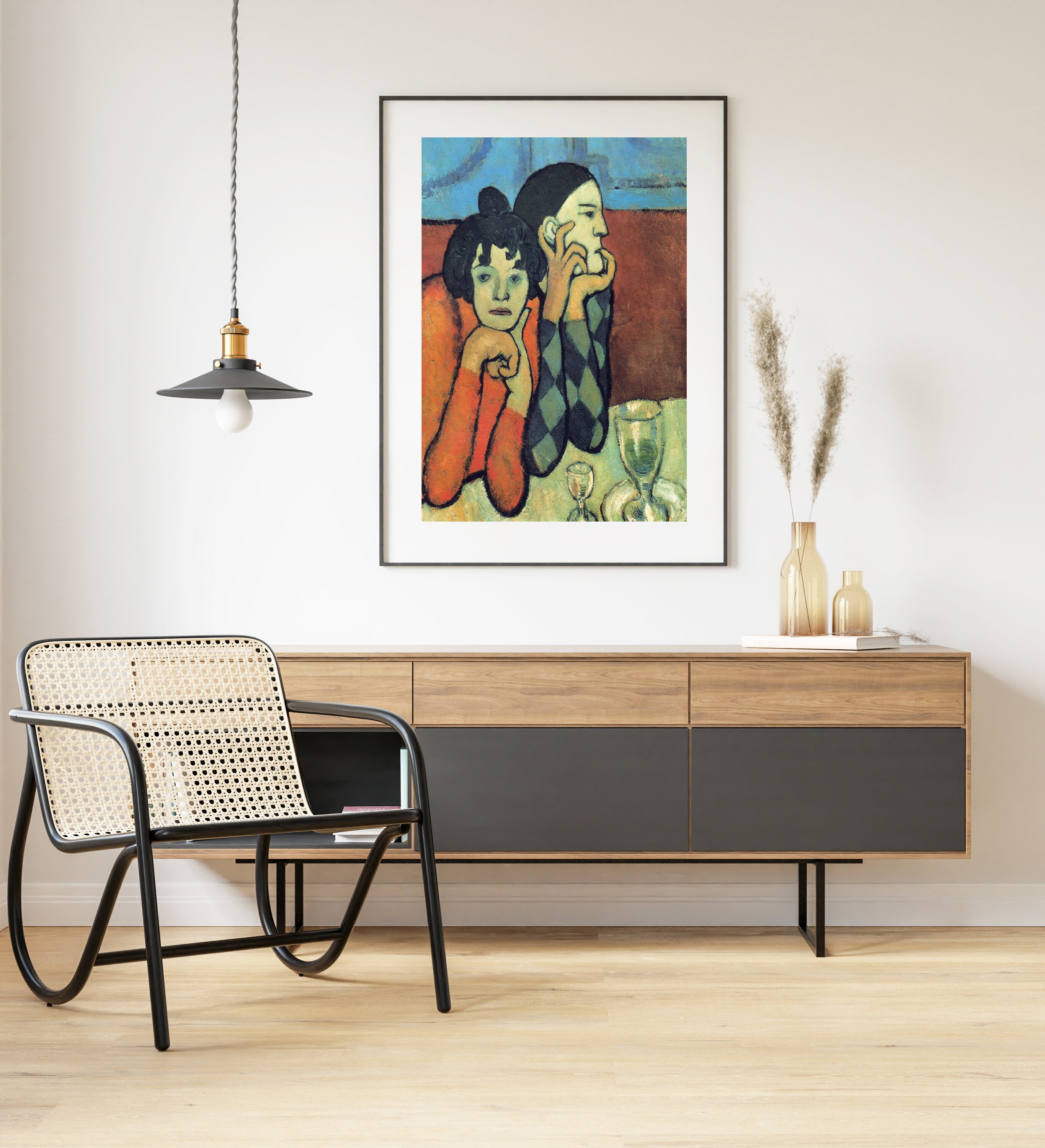 Two Acrobats (harlequin and His Companion) by Pablo Picasso | Hip Art ...