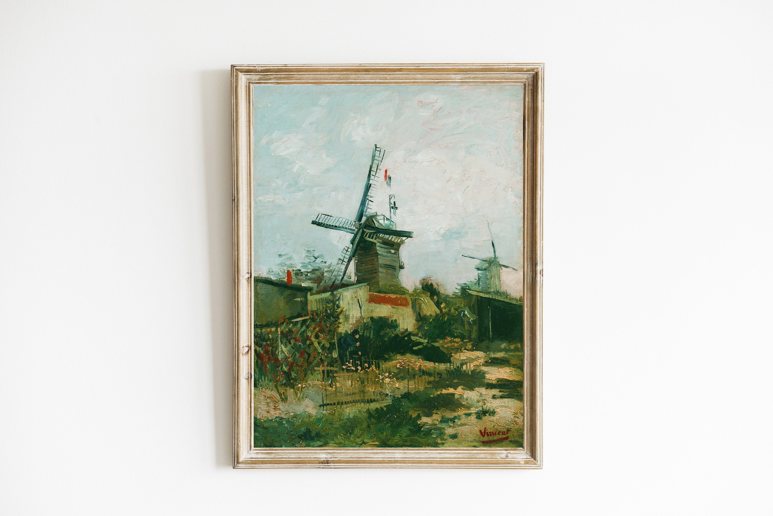 Windmill Painting Van Gogh