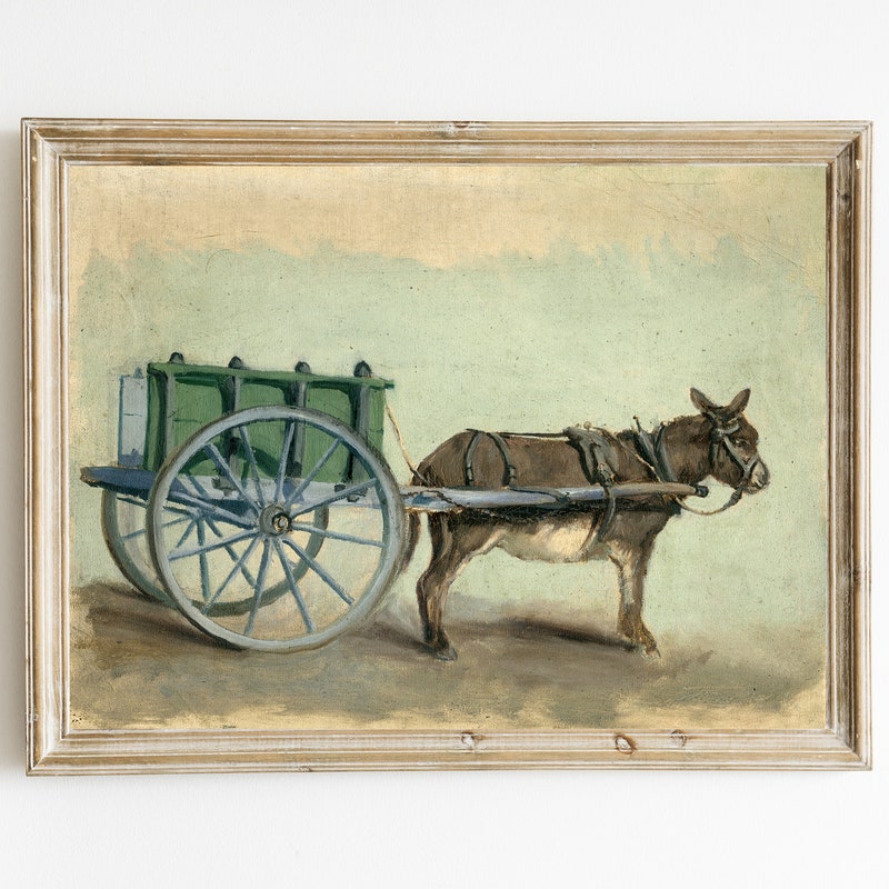 Donkey and Cart - Etsy