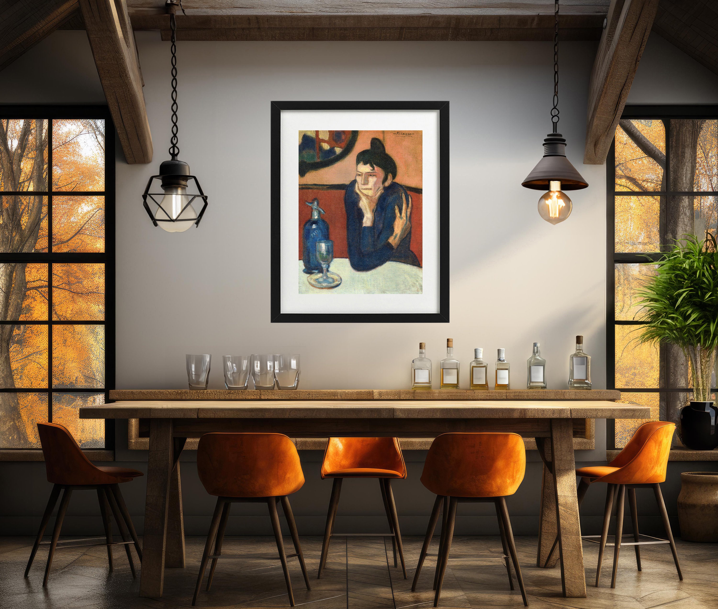 The Absinthe Drinker by Pablo Picasso | Picasso Blue Period Painting ...