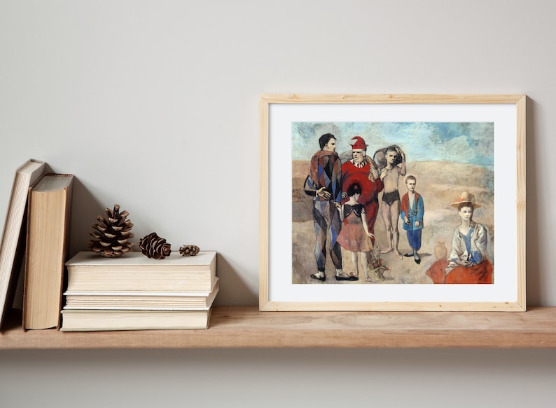Family of Saltimbanques by Pablo Picasso | Picasso Rose Period Painting ...