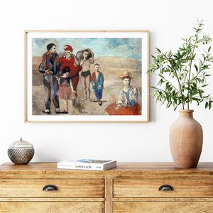 Family of Saltimbanques by Pablo Picasso | Picasso Rose Period Painting ...