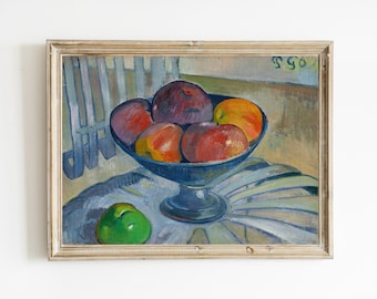 Digital Still Life Fruit Bowl Painting _V1_AI Genetated - Etsy