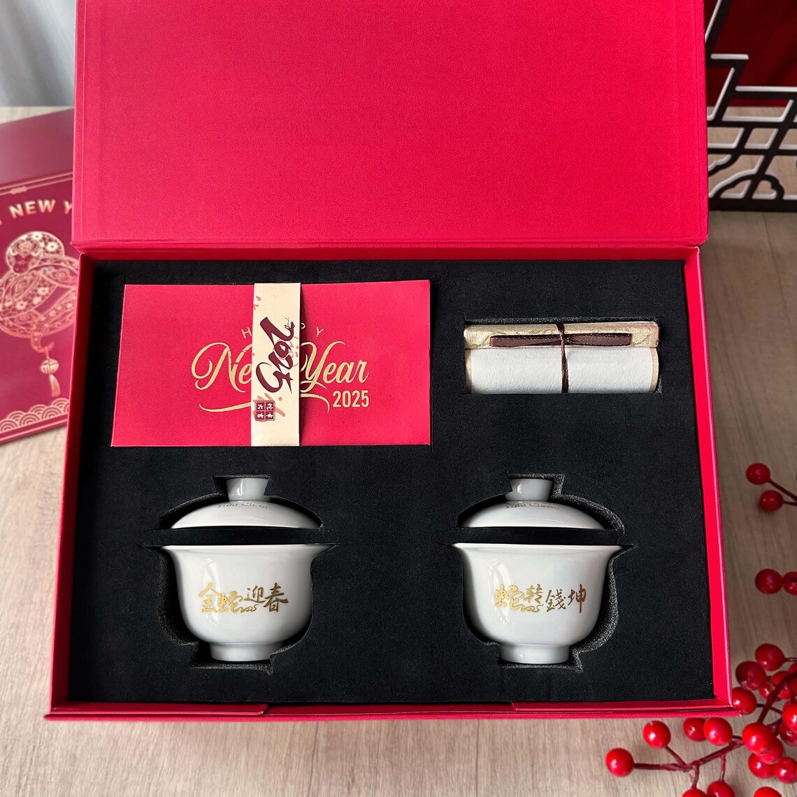 2025 CNY Gift Set丨customized Gift Box, Customer Gift, Chinese Tea Cup ...