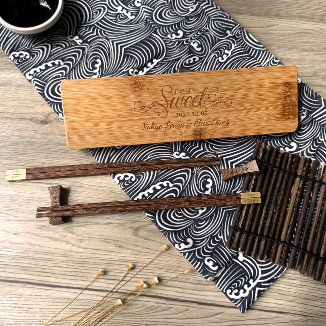 Customized Chopstick Gift Box, Custom-made With Exclusive Name for ...