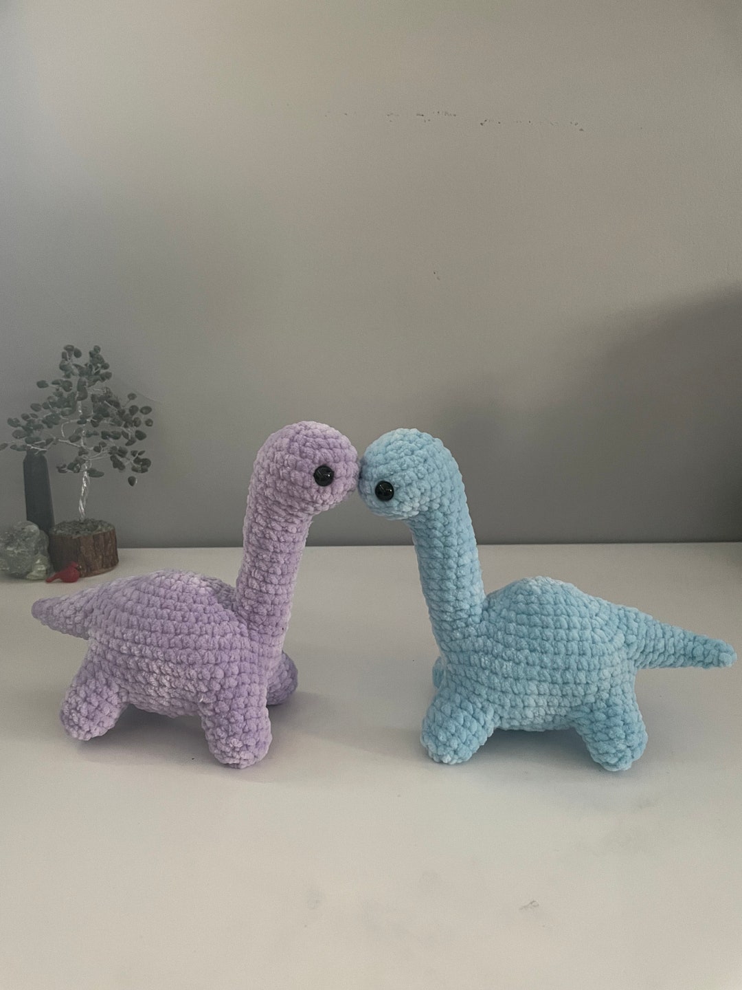 Bronto Plush Cute Crochet Dinosaur Stuffie Dino Stuffed - Etsy