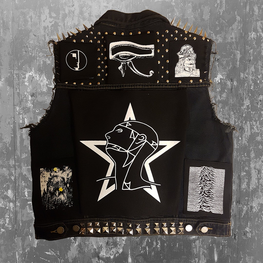 Classic Goth Screen Printed Back Patch Horror Post Punk - Etsy