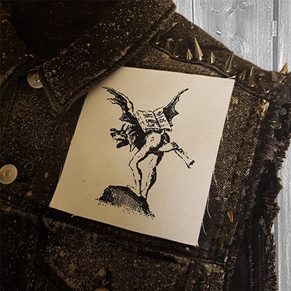 Farting Demon Screen Printed Patch Horror Punk Black Metal - Etsy