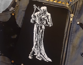 Satan Sitting Upon Throne Screen Printed Back Patch Horror Punk Black Metal Goth Occult - Etsy