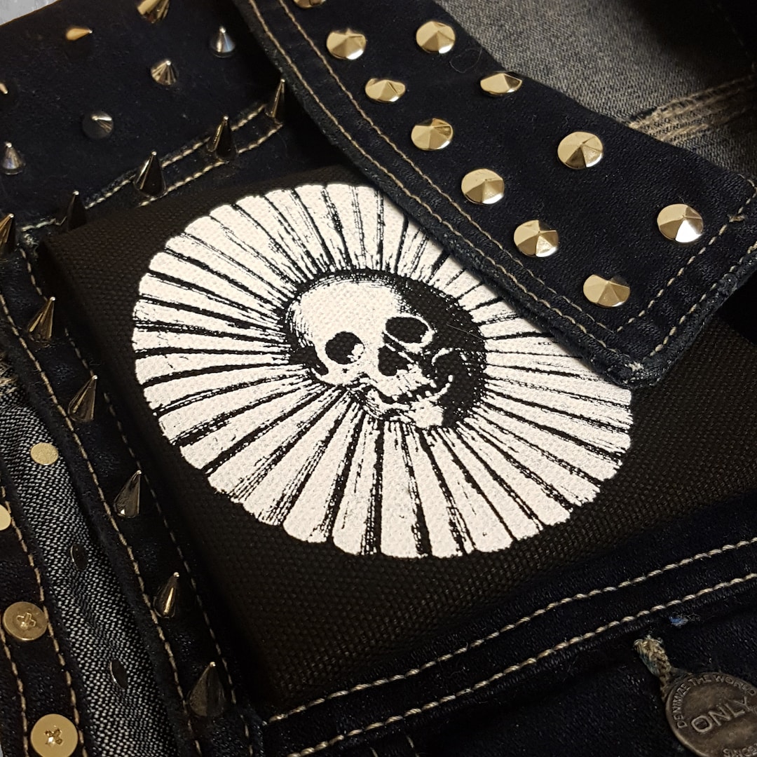 Skull Patch A Satirical Cartoon of the Ruff Screen Printed - Etsy